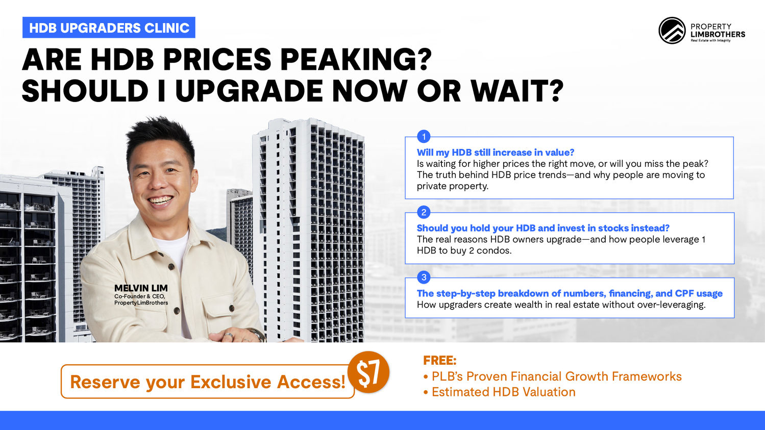 Taking a confident next step in your property journey with PropertyLimBrothers (PLB) clinics ...